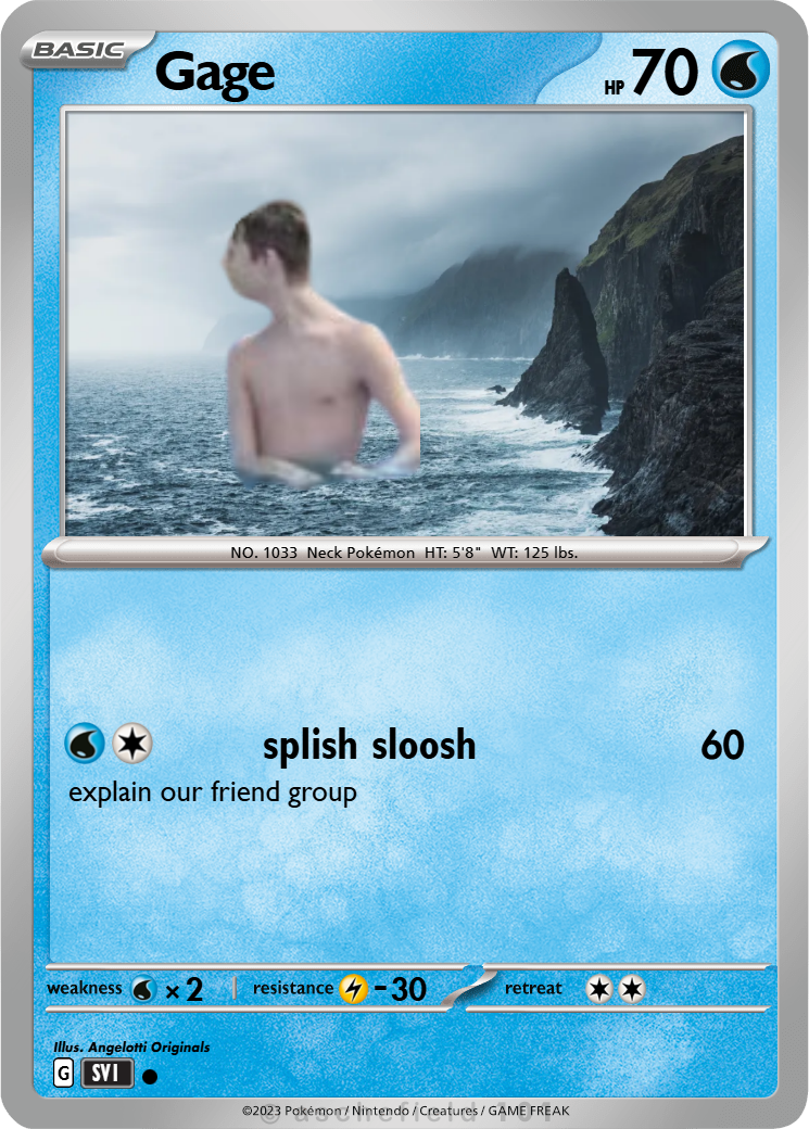 Gage - McPotato | Pokécardmaker.net