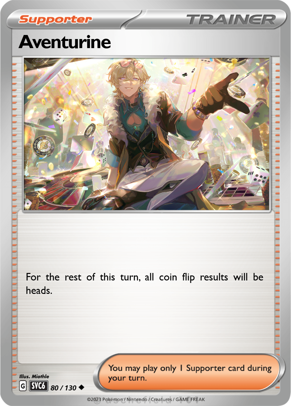 Aventurine - MegaAmpharostheDragon | Pokécardmaker.net