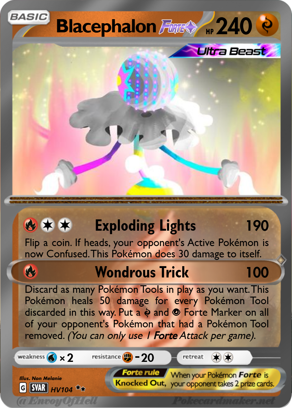 Blacephalon - MegaAmpharostheDragon | Pokécardmaker.net