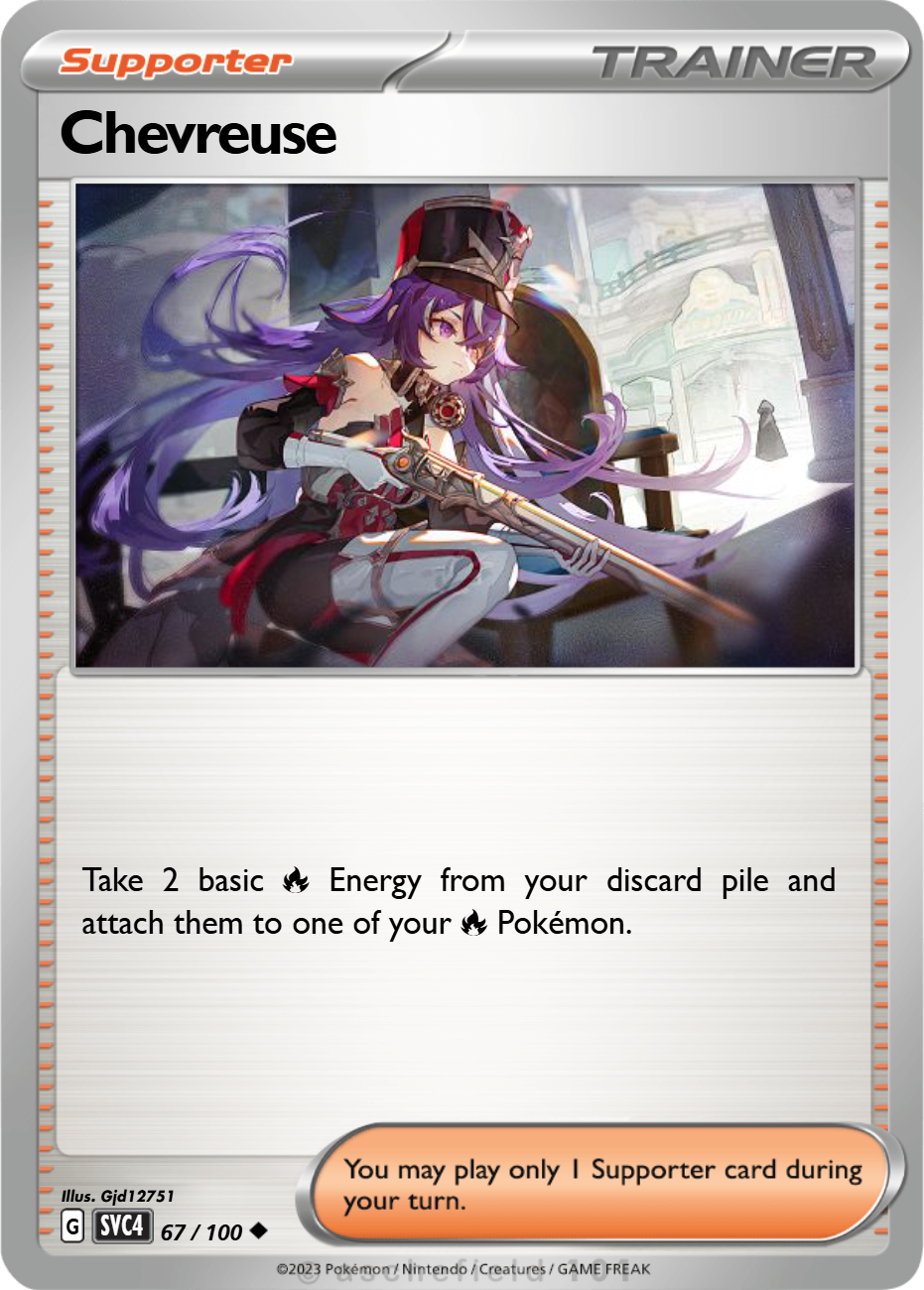 Chevreuse - MegaAmpharostheDragon | Pokécardmaker.net