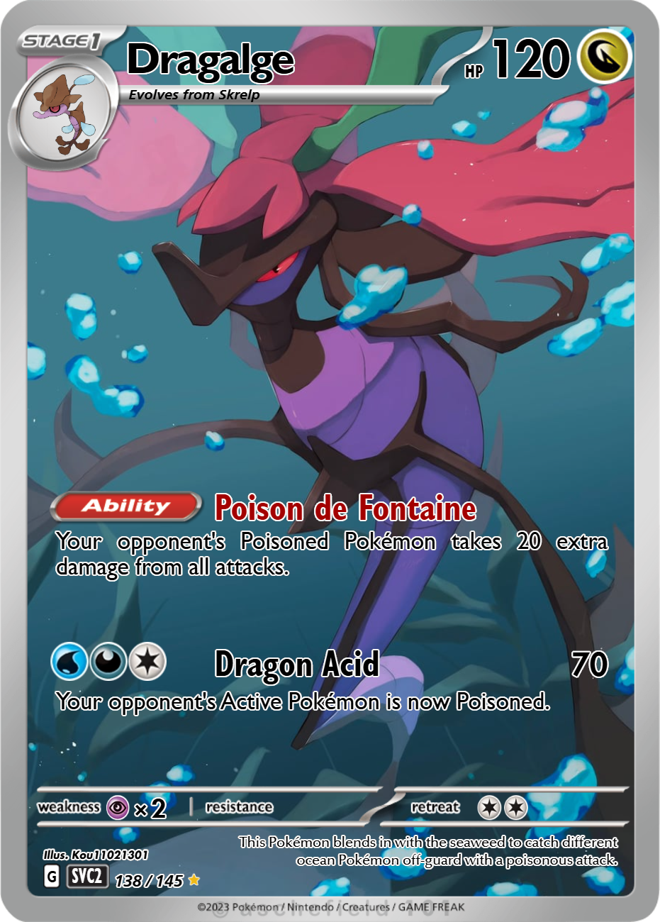 Dragalge - MegaAmpharostheDragon | Pokécardmaker.net