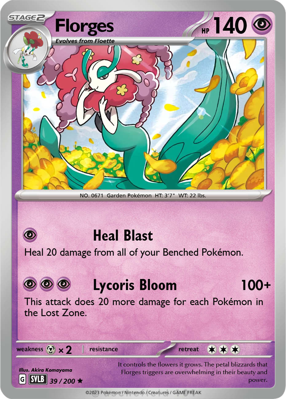 Florges - MegaAmpharostheDragon | Pokécardmaker.net