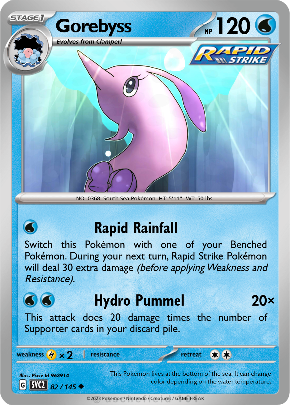 Gorebyss - MegaAmpharostheDragon | Pokécardmaker.net