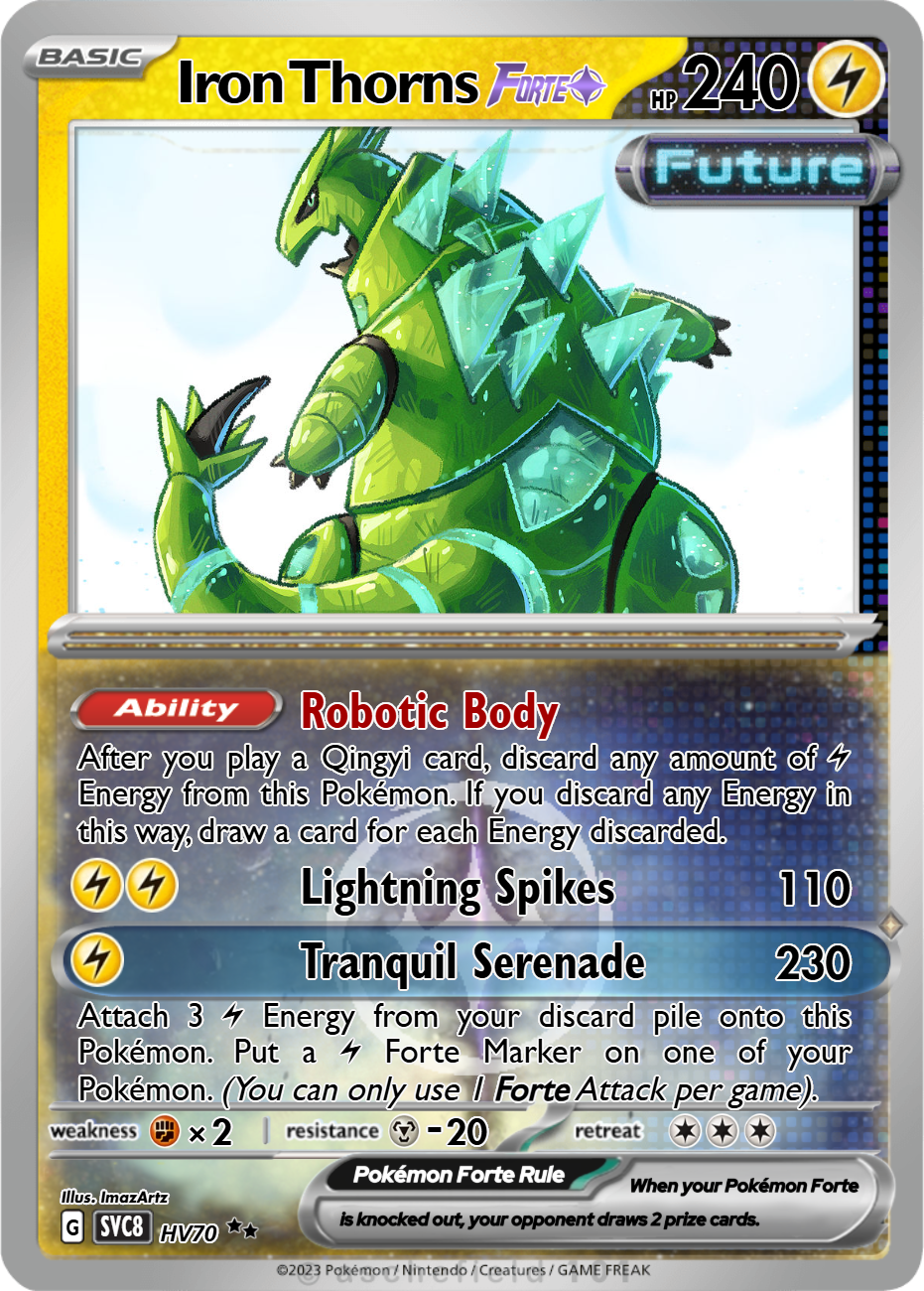 Iron Thorns - MegaAmpharostheDragon | Pokécardmaker.net