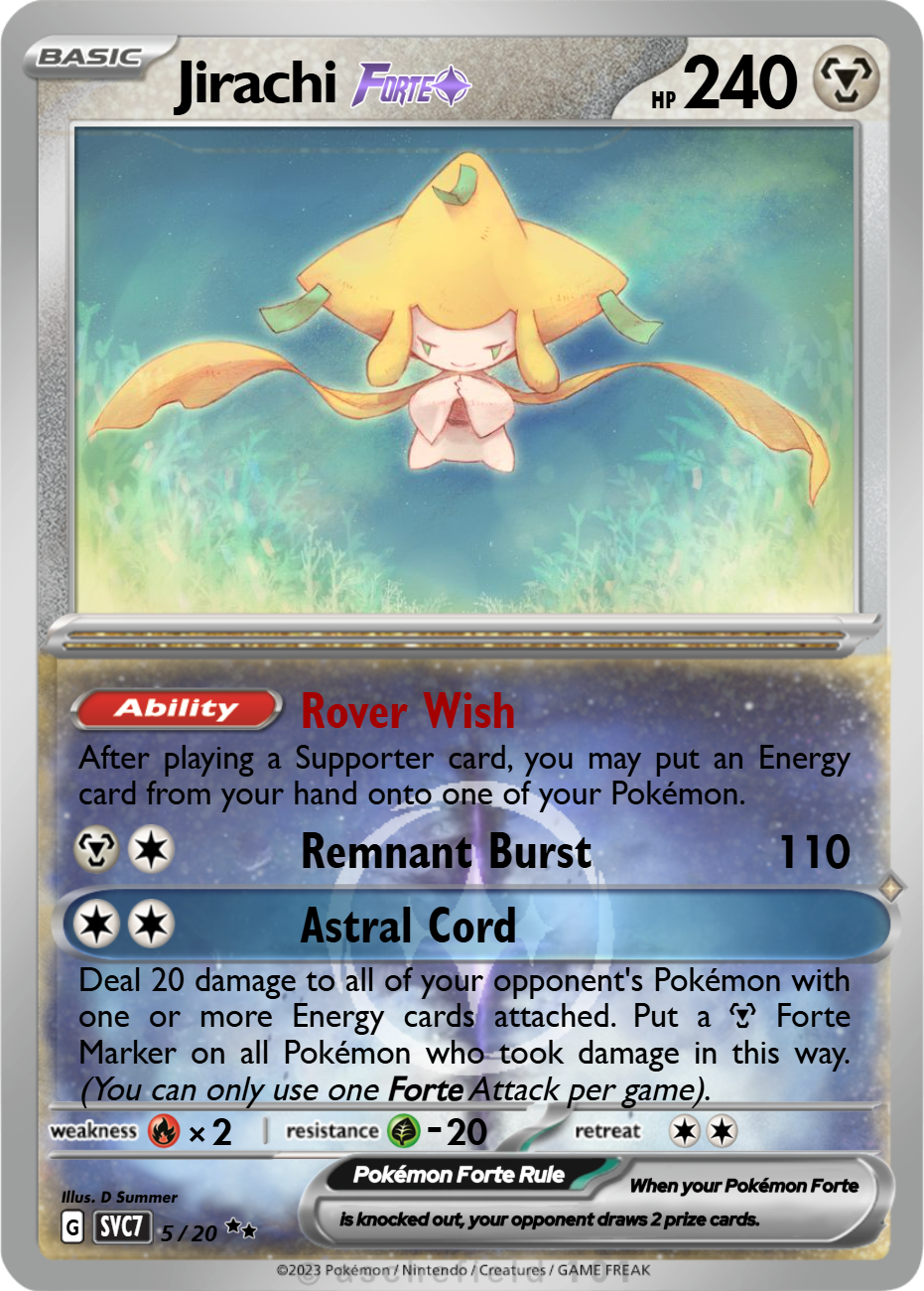 Jirachi - MegaAmpharostheDragon | Pokécardmaker.net