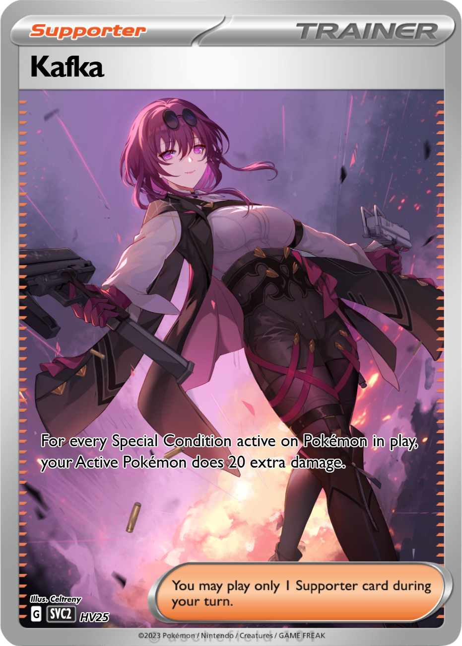 Kafka - MegaAmpharostheDragon | Pokécardmaker.net