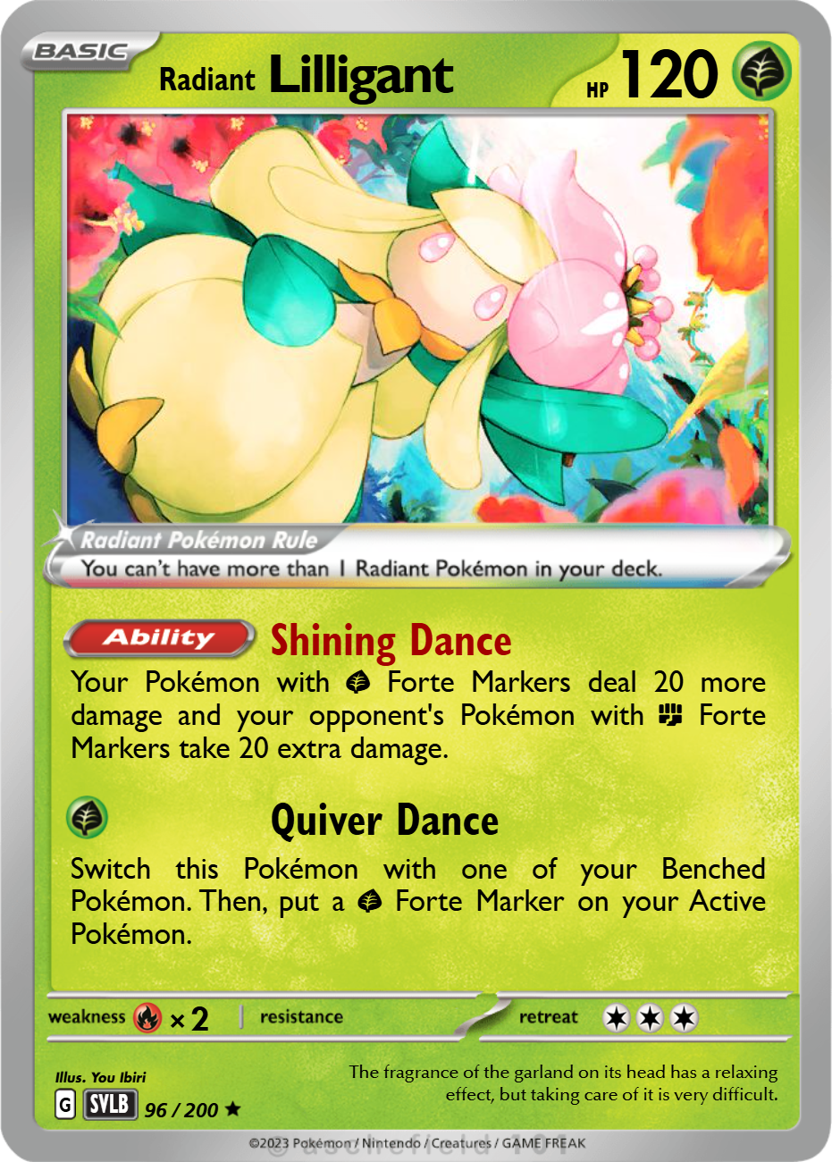 Lilligant - MegaAmpharostheDragon | Pokécardmaker.net