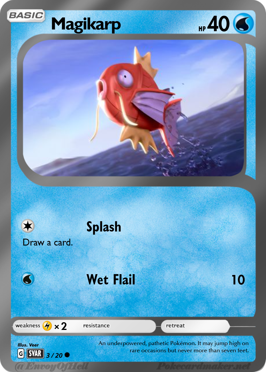 Magikarp - MegaAmpharostheDragon | Pokécardmaker.net