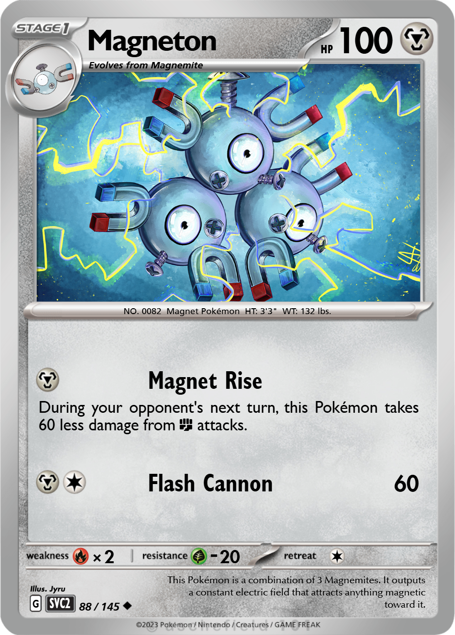Magneton - MegaAmpharostheDragon | Pokécardmaker.net