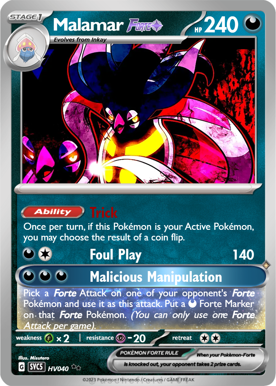 Malamar - MegaAmpharostheDragon | Pokécardmaker.net