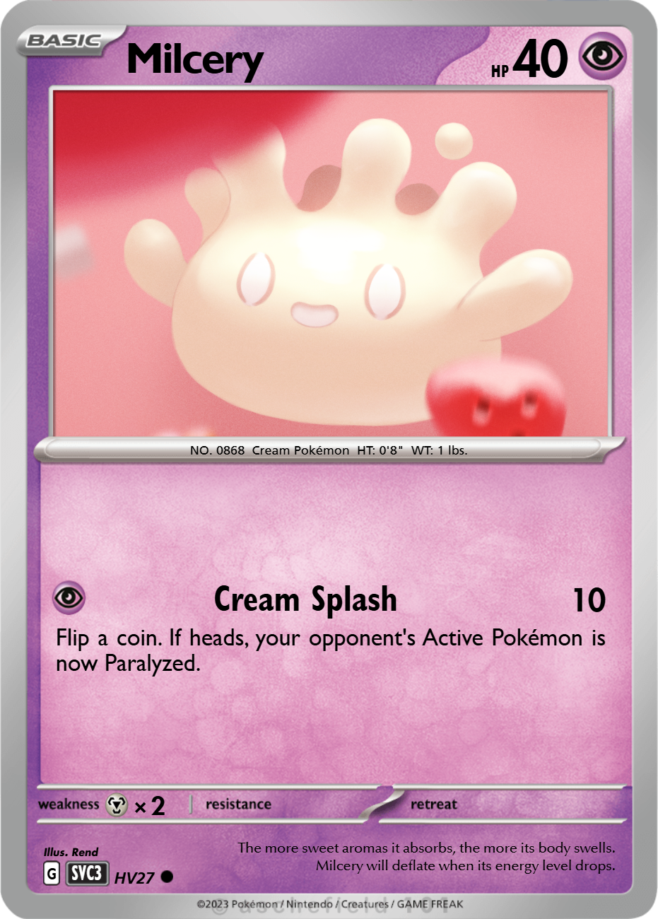 Milcery - MegaAmpharostheDragon | Pokécardmaker.net