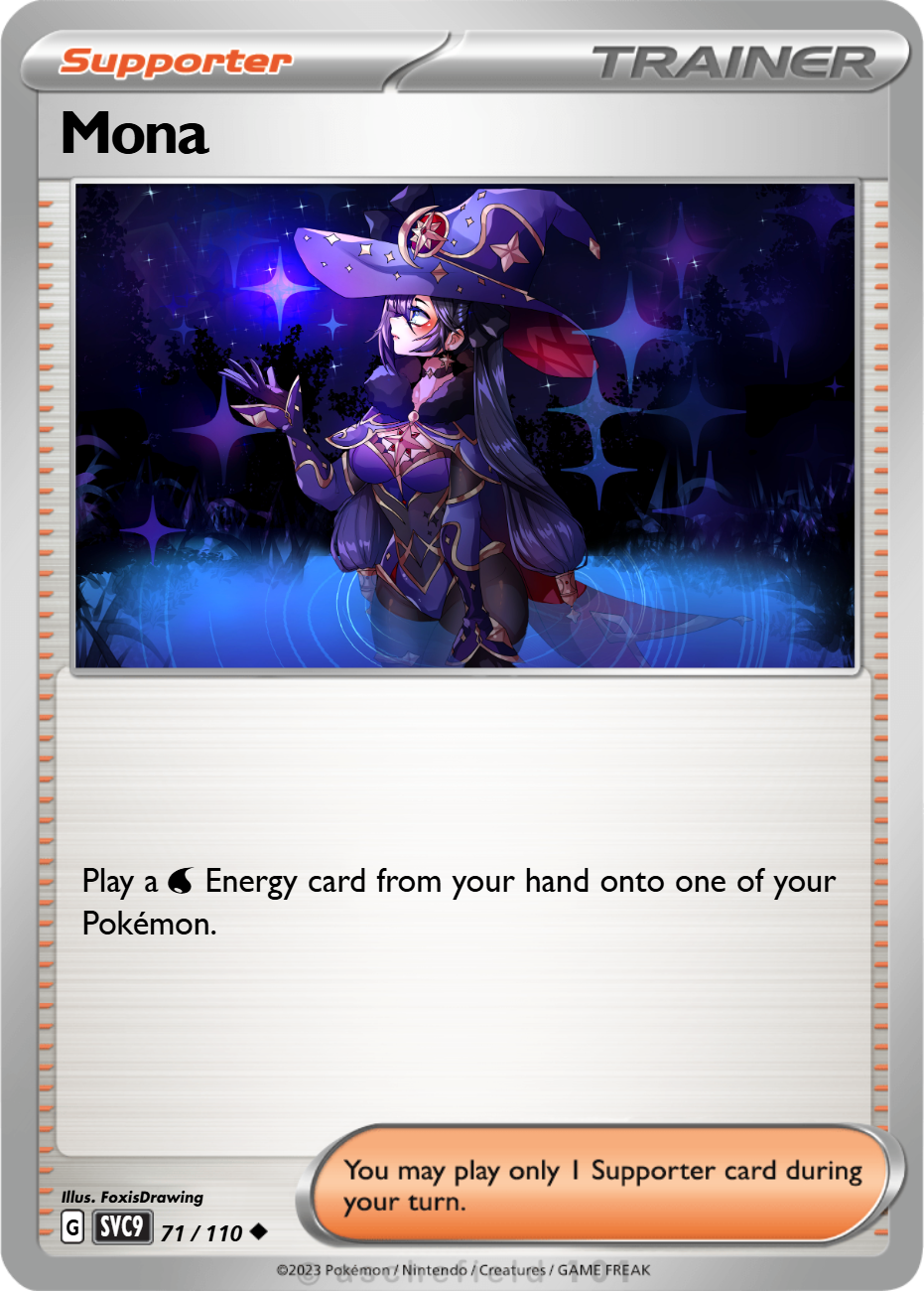 Mona - MegaAmpharostheDragon | Pokécardmaker.net