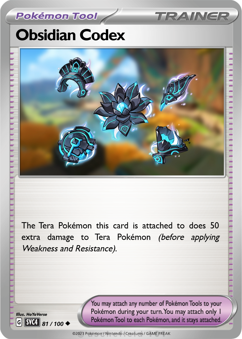 Obsidian Codex - MegaAmpharostheDragon | Pokécardmaker.net