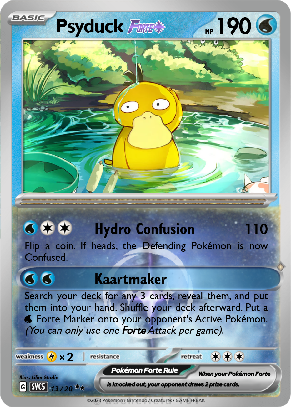 Psyduck - MegaAmpharostheDragon | Pokécardmaker.net