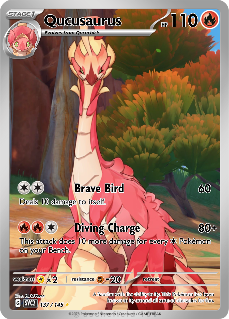 Qucusaurus - MegaAmpharostheDragon | Pokécardmaker.net