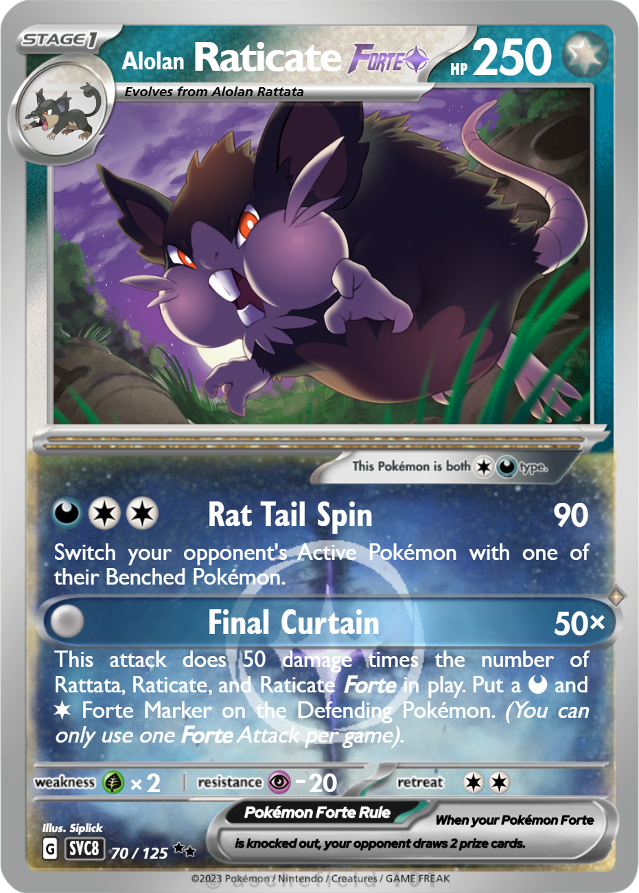 Raticate - MegaAmpharostheDragon | Pokécardmaker.net