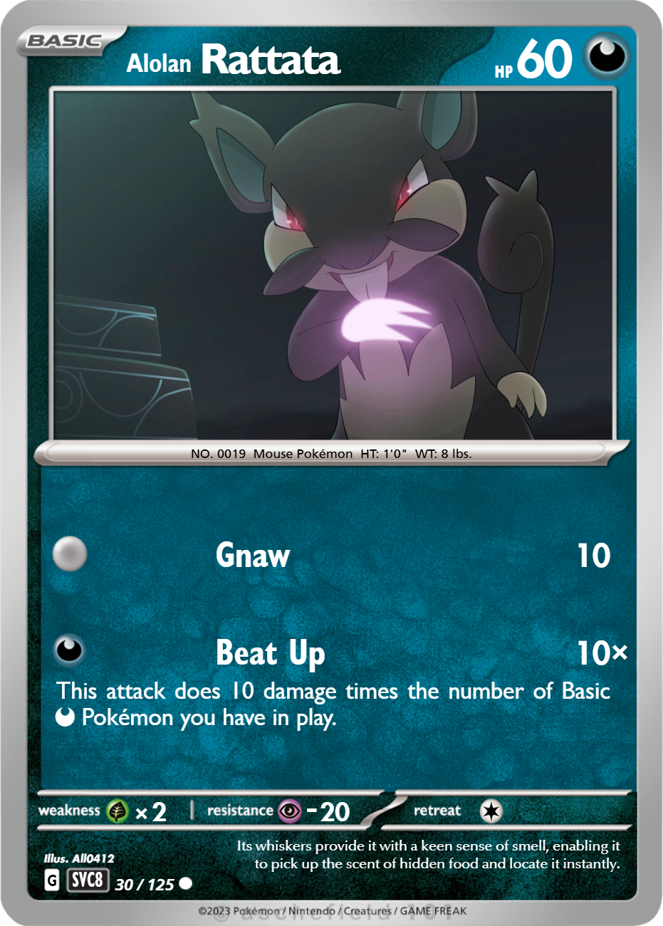 Rattata - MegaAmpharostheDragon | Pokécardmaker.net