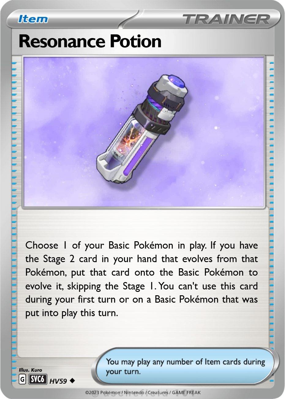 Resonance Potion - MegaAmpharostheDragon | Pokécardmaker.net