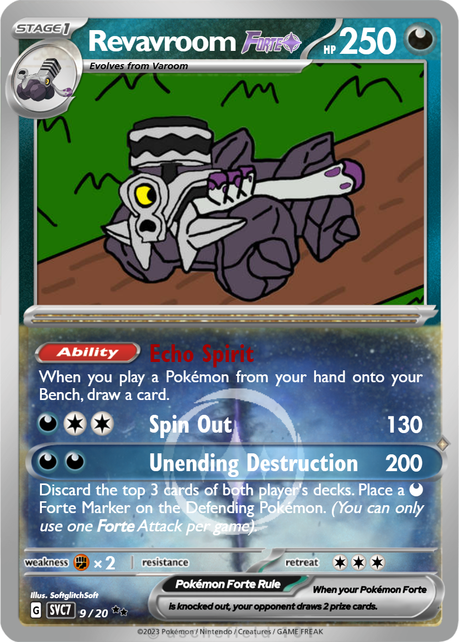 Revavroom - MegaAmpharostheDragon | Pokécardmaker.net