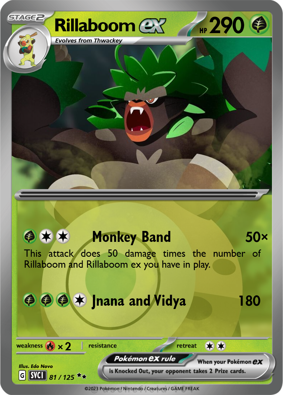 Rillaboom - MegaAmpharostheDragon | Pokécardmaker.net