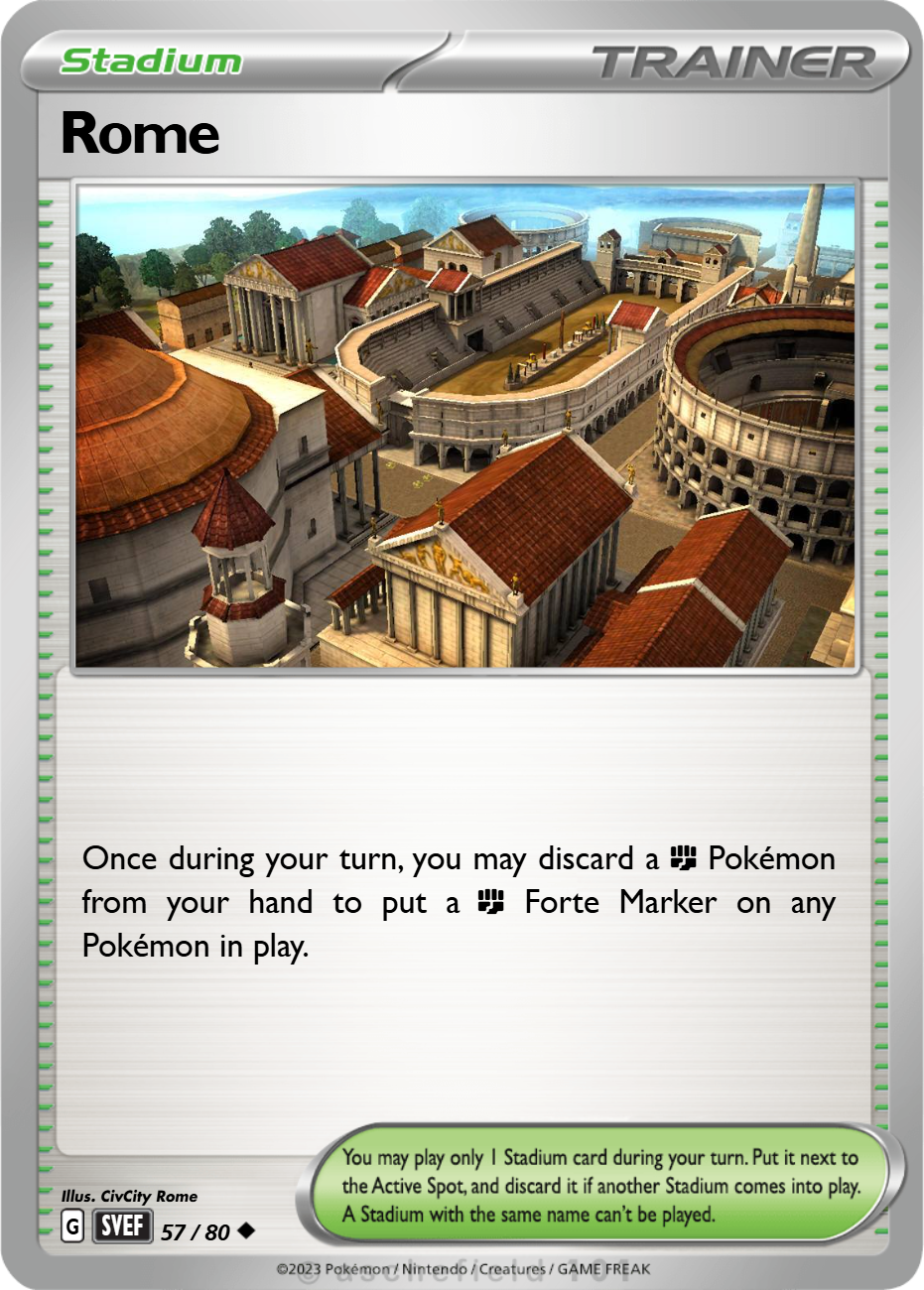 Rome - MegaAmpharostheDragon | Pokécardmaker.net