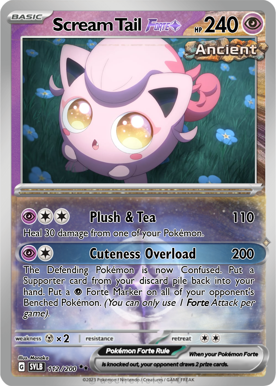 Scream Tail - MegaAmpharostheDragon | Pokécardmaker.net