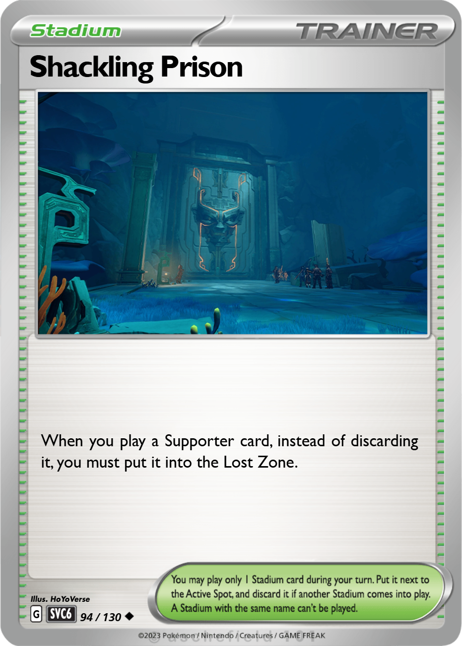 Shackling Prison - MegaAmpharostheDragon | Pokécardmaker.net