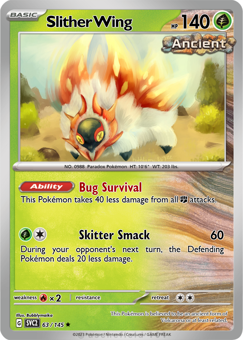 Slither Wing - MegaAmpharostheDragon | Pokécardmaker.net