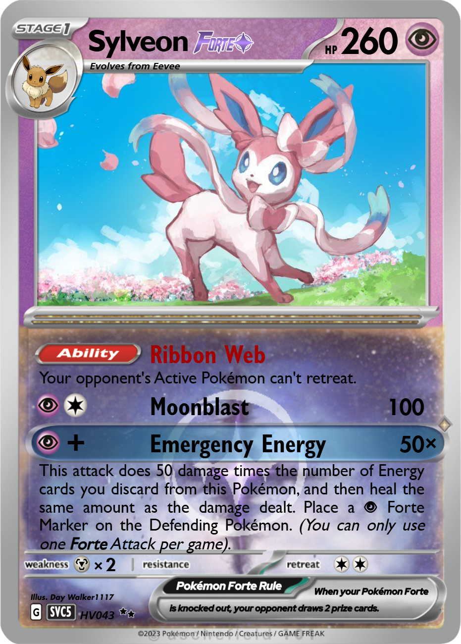 Sylveon - MegaAmpharostheDragon | Pokécardmaker.net