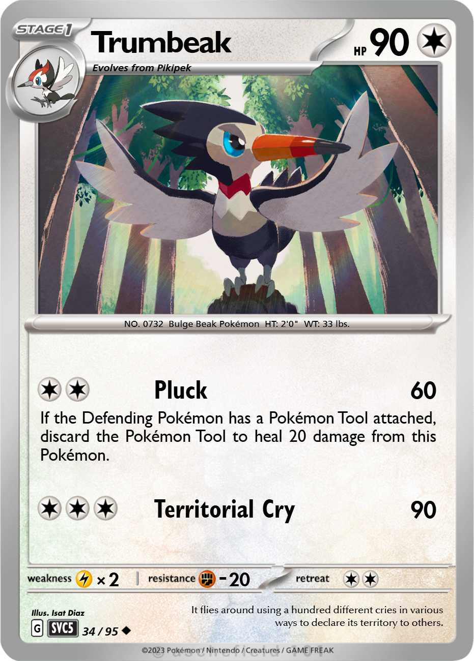 Trumbeak - MegaAmpharostheDragon | Pokécardmaker.net