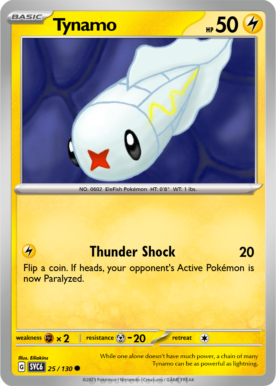 Tynamo - MegaAmpharostheDragon | Pokécardmaker.net