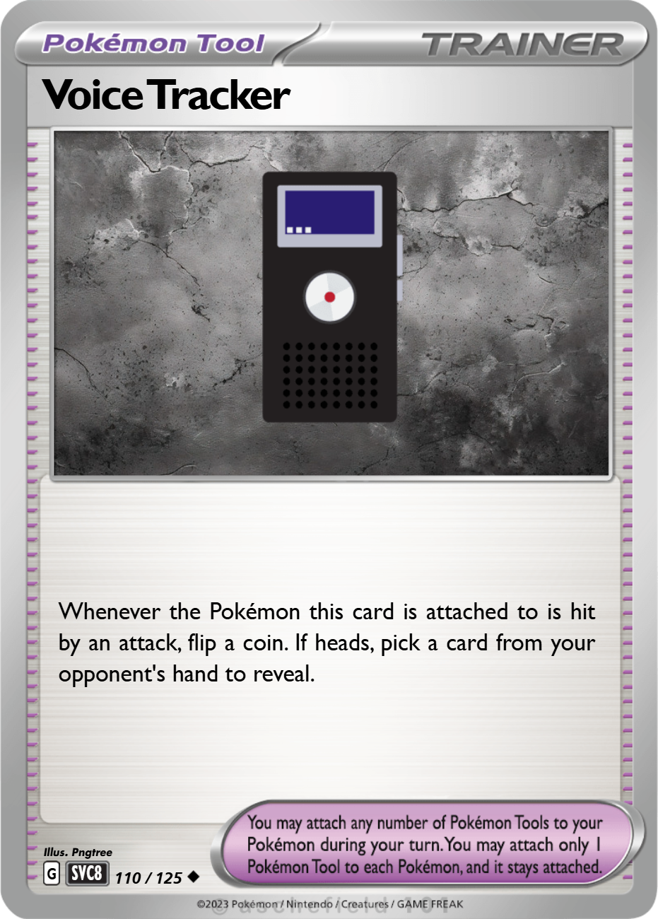 Voice Tracker - MegaAmpharostheDragon | Pokécardmaker.net