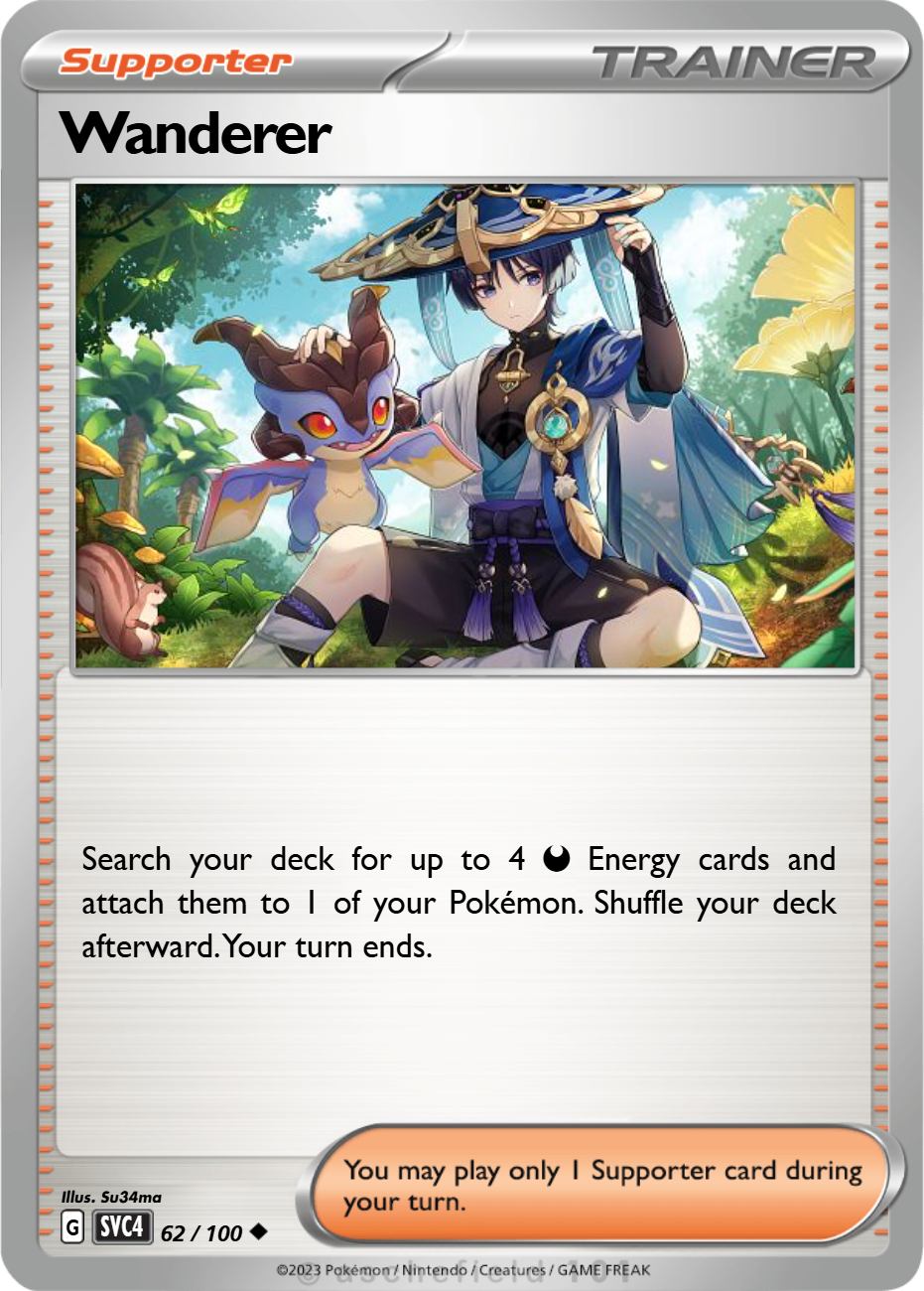 Wanderer - MegaAmpharostheDragon | Pokécardmaker.net