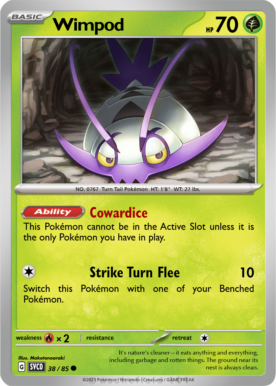 Wimpod - MegaAmpharostheDragon | Pokécardmaker.net