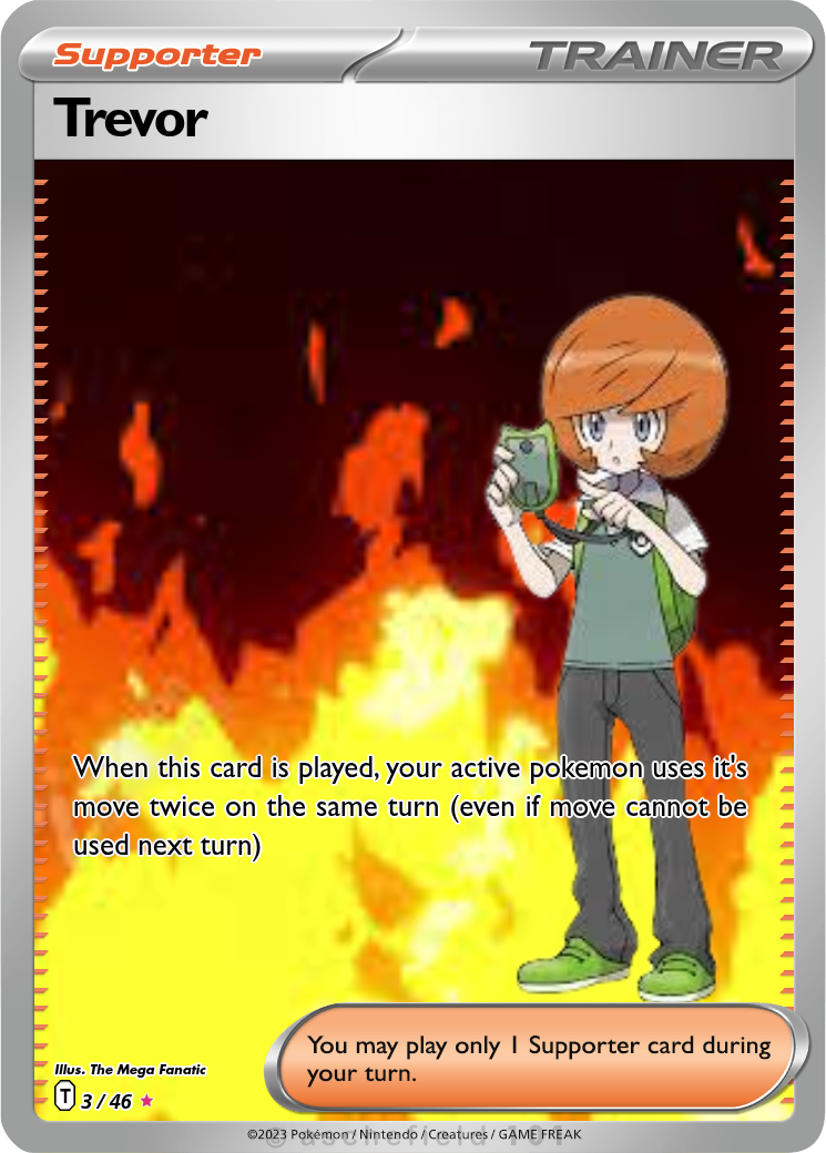 Trevor - MegaFanatic | Pokécardmaker.net
