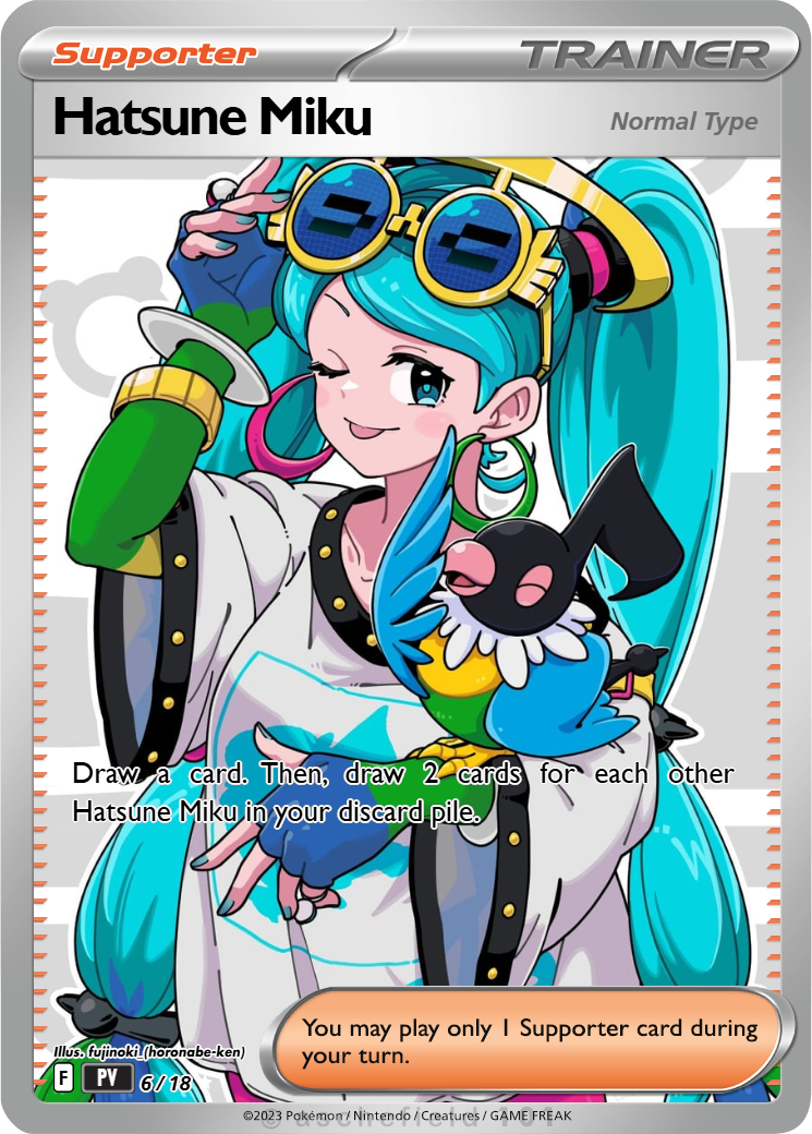 Hatsune Miku - Melonlonhoniemonies | Pokécardmaker.net