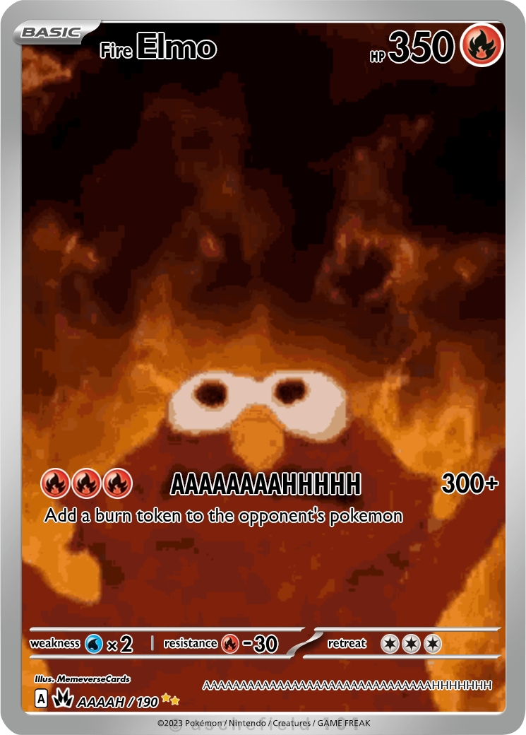 Elmo - MemeverseCards | Pokécardmaker.net