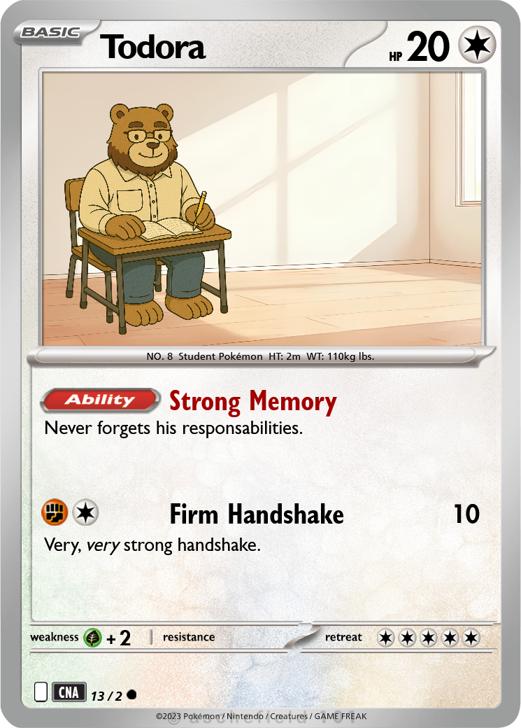 Todora - MestreWalterG | Pokécardmaker.net