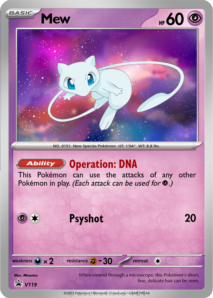 Mew - Micasius | Pokécardmaker.net