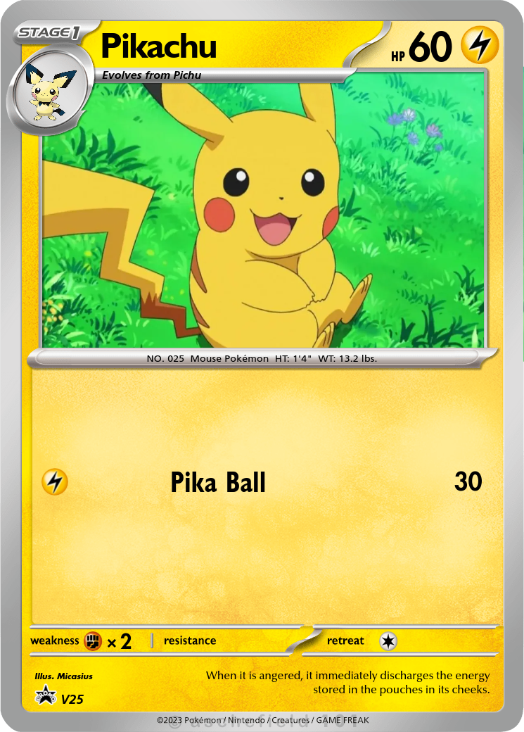 Pikachu - Micasius | Pokécardmaker.net