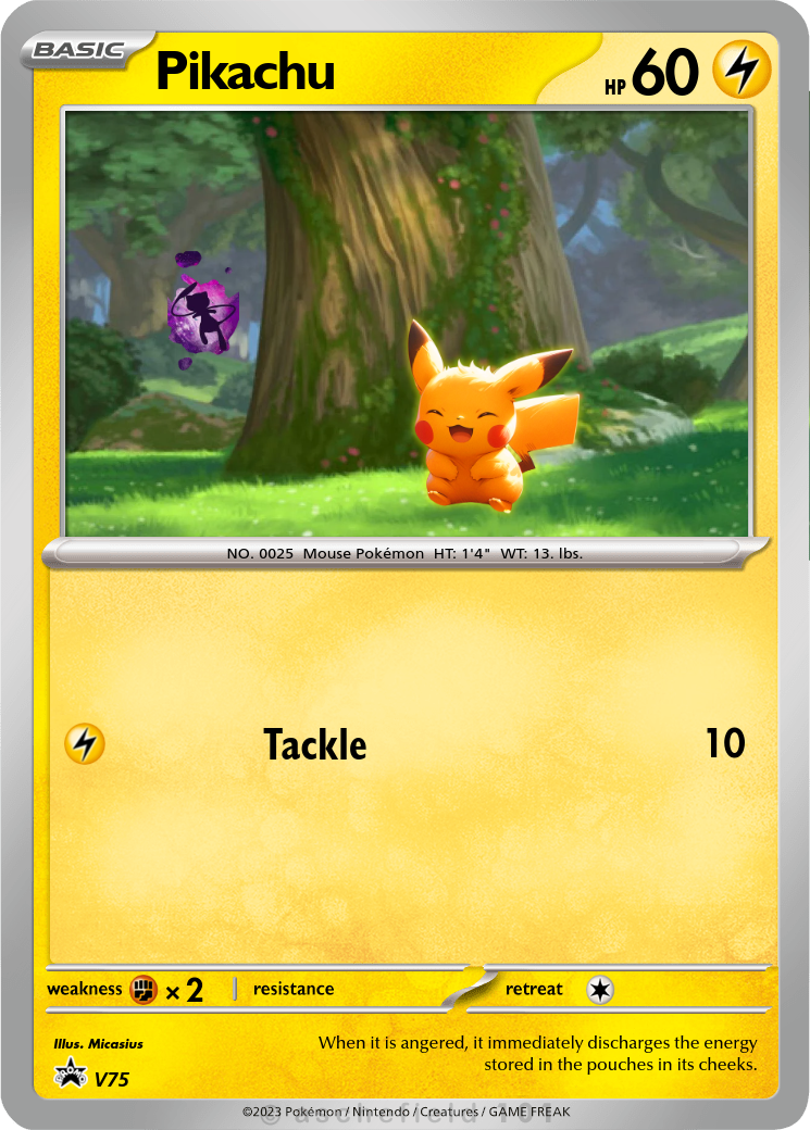 Pikachu - Micasius | Pokécardmaker.net