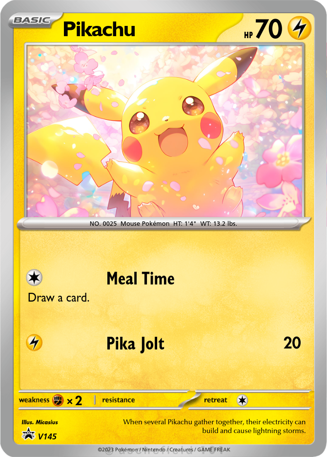 Pikachu - Micasius | Pokécardmaker.net