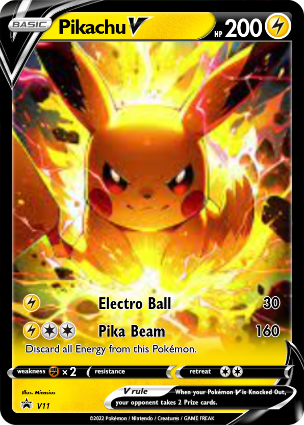 Pikachu - Micasius | Pokécardmaker.net