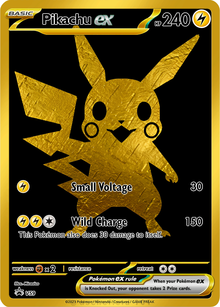 Pikachu - Micasius | Pokécardmaker.net
