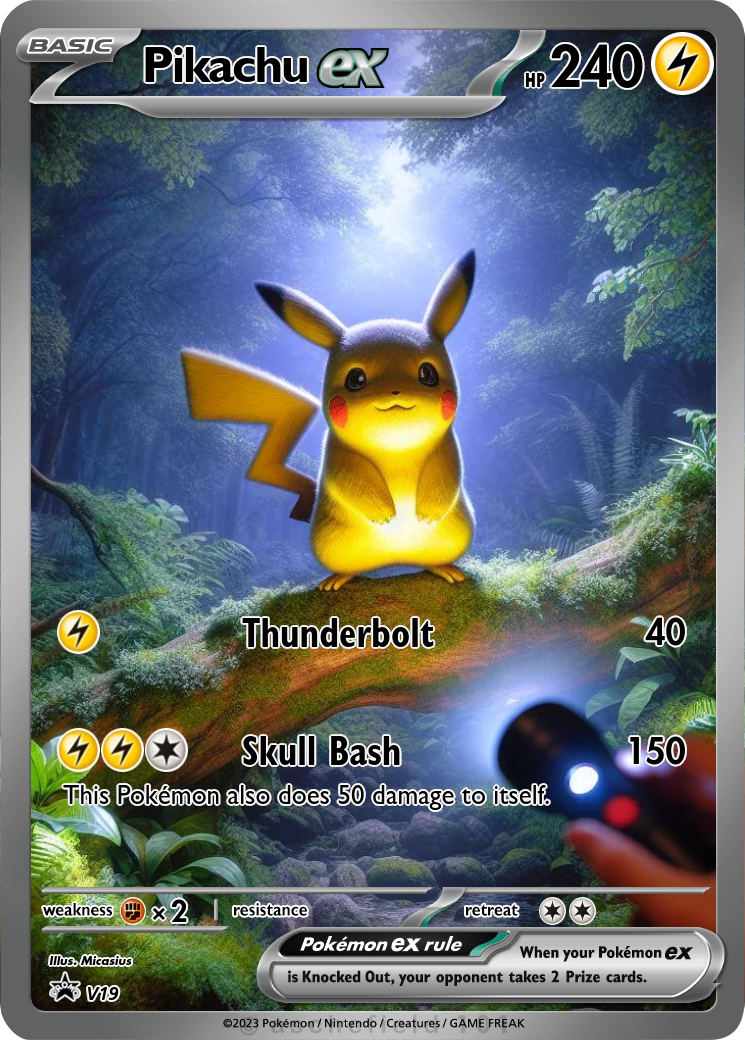 Pikachu - Micasius | Pokécardmaker.net