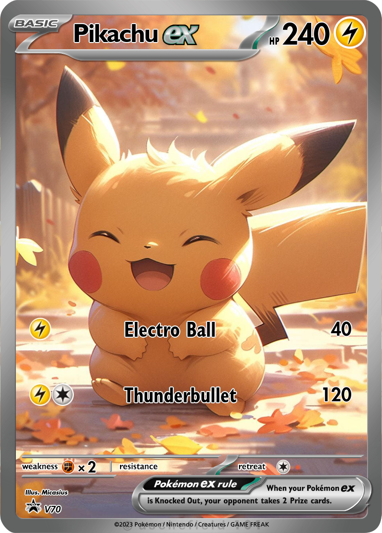 Pikachu - Micasius | Pokécardmaker.net