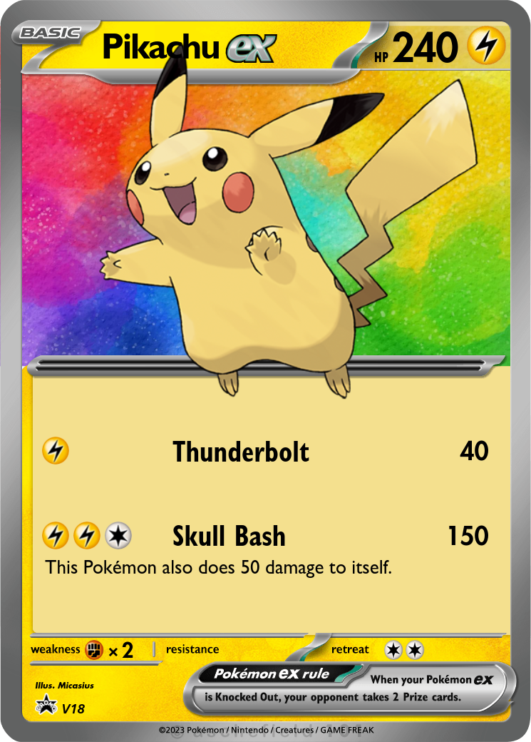 Pikachu - Micasius | Pokécardmaker.net