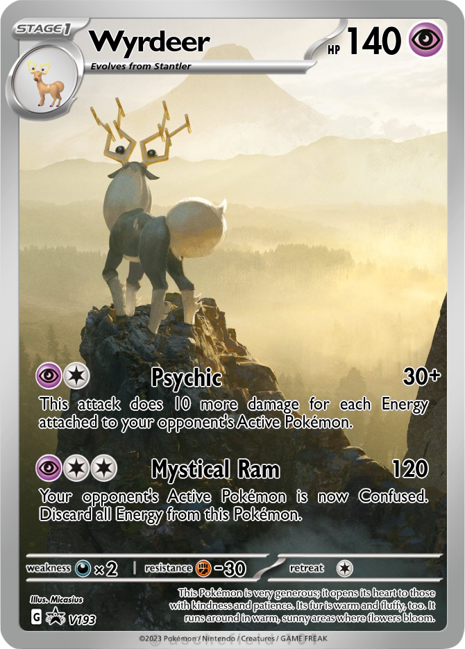 Wyrdeer - Micasius | Pokécardmaker.net