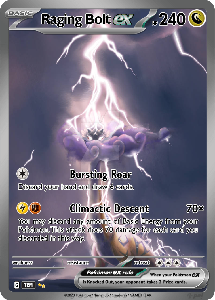 Raging Bolt - Michael3DPrints | Pokécardmaker.net