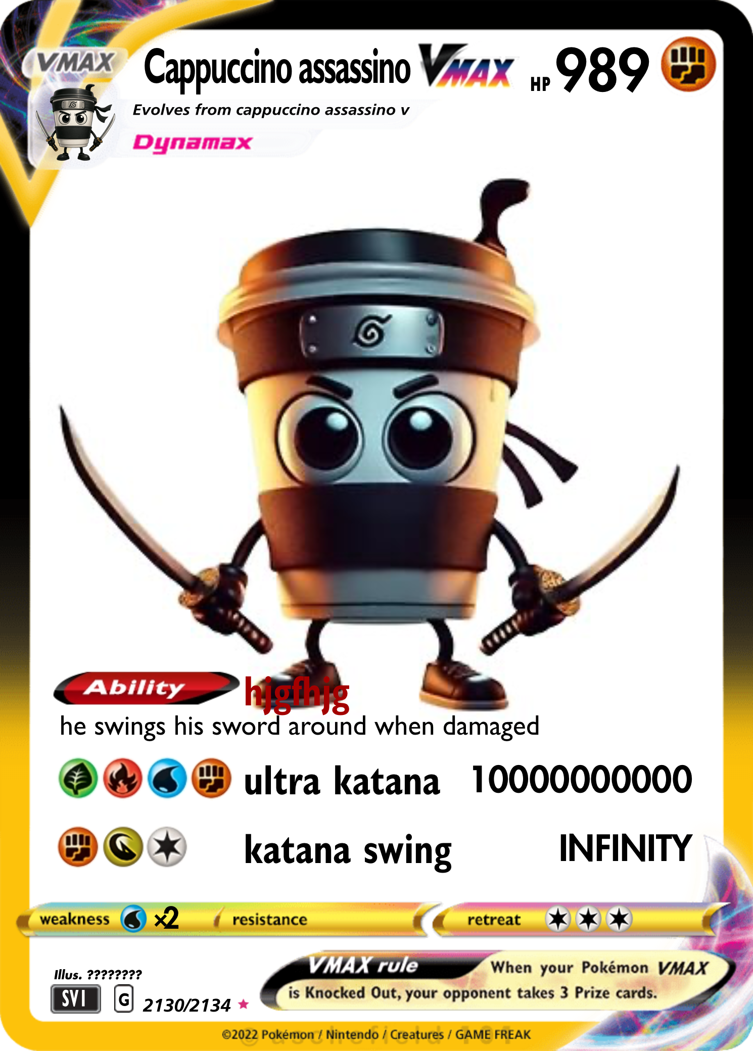Cappuccino assassino - MichaelE9715 | Pokécardmaker.net